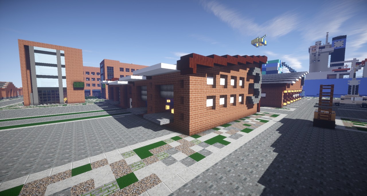 Warehouse #03 | Container Port Minecraft Map