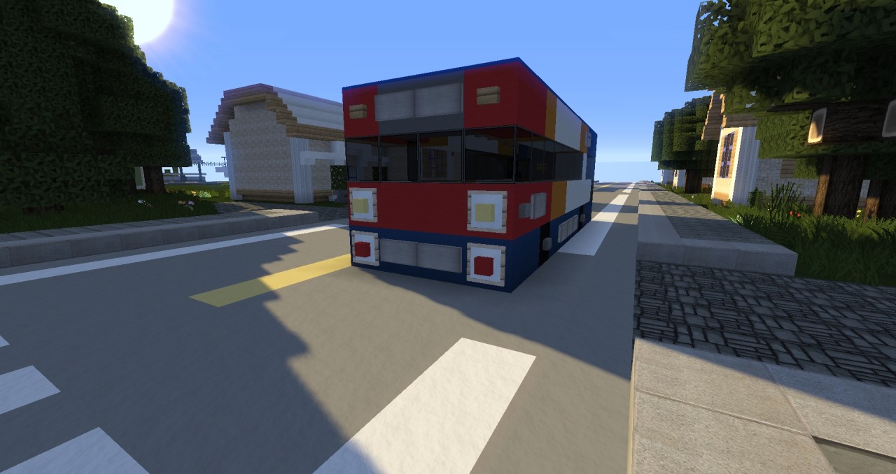vehicle - British Bus Minecraft Map