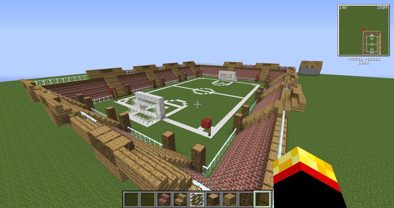 Football stadium Minecraft Map