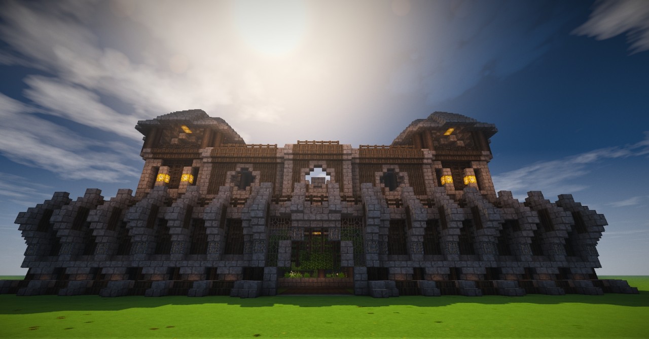 Medieval Bandit Fort Schematic Minecraft Map