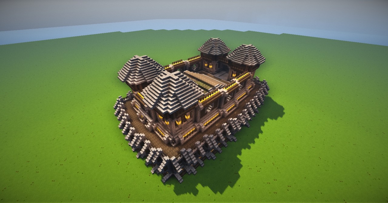 Medieval Bandit Fort Schematic Minecraft Map