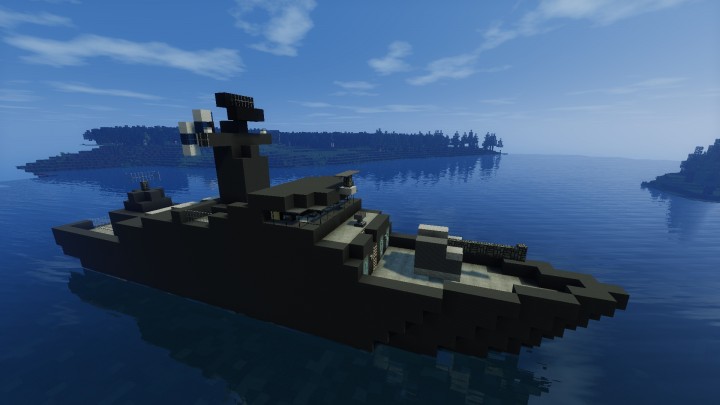 FNS Hamina [1:1] - Hamina-class missile boat Minecraft Map