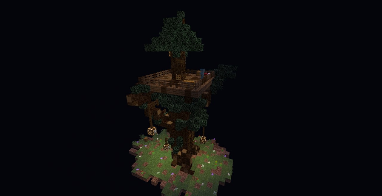 Awesome Treehouse design Minecraft Map