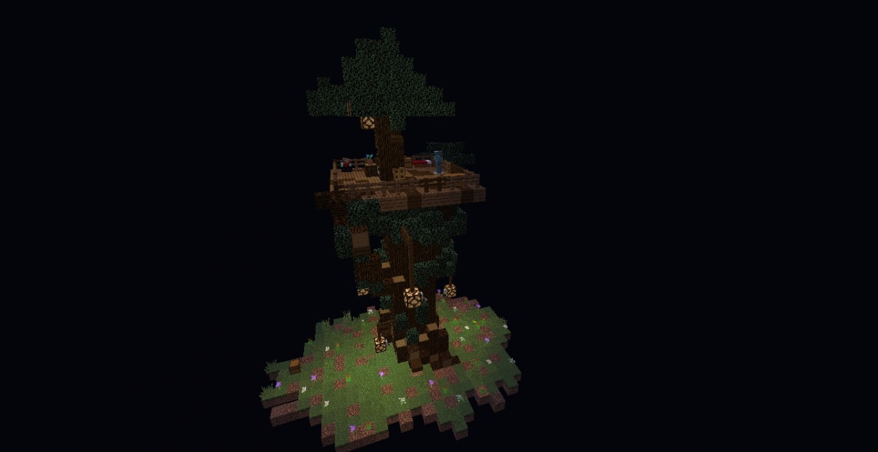 Awesome Treehouse design Minecraft Map
