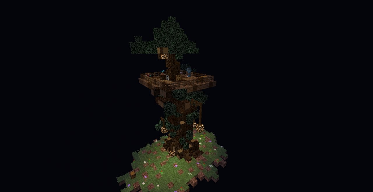 Awesome Treehouse design Minecraft Map