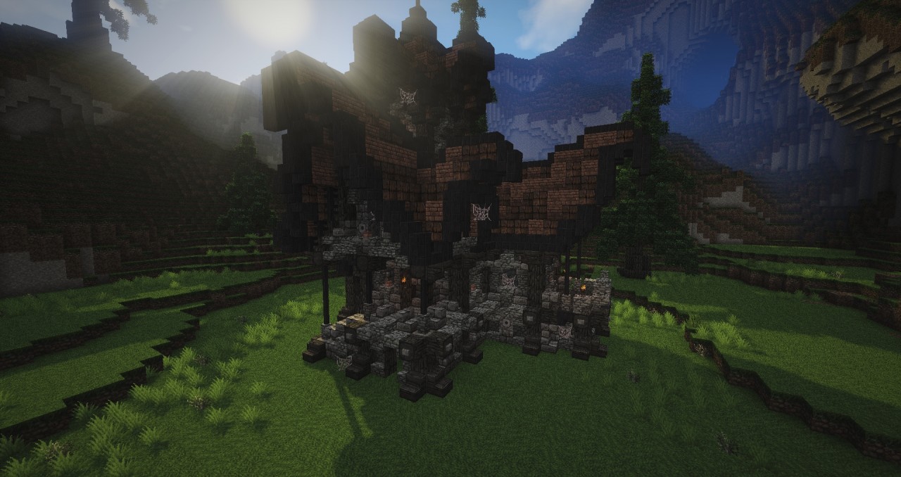 Dark Medieval Fantasy House Minecraft Map