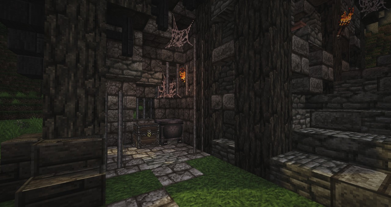 Dark Medieval Fantasy House Minecraft Map