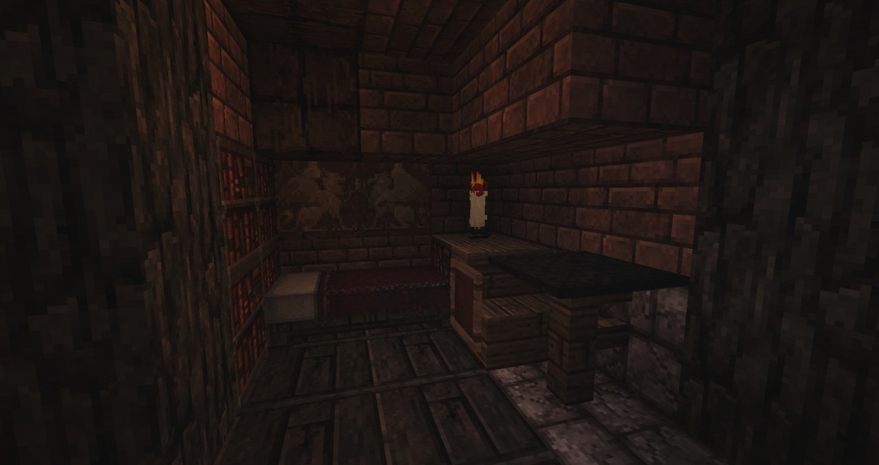 Dark Medieval Fantasy House Minecraft Map