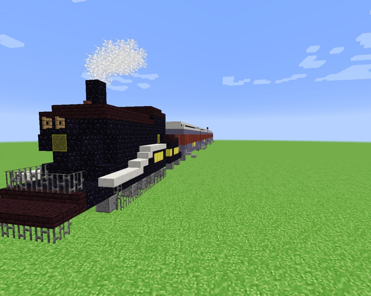 The Polar Express Train 1.8.4+ (UPDATED) Minecraft Map