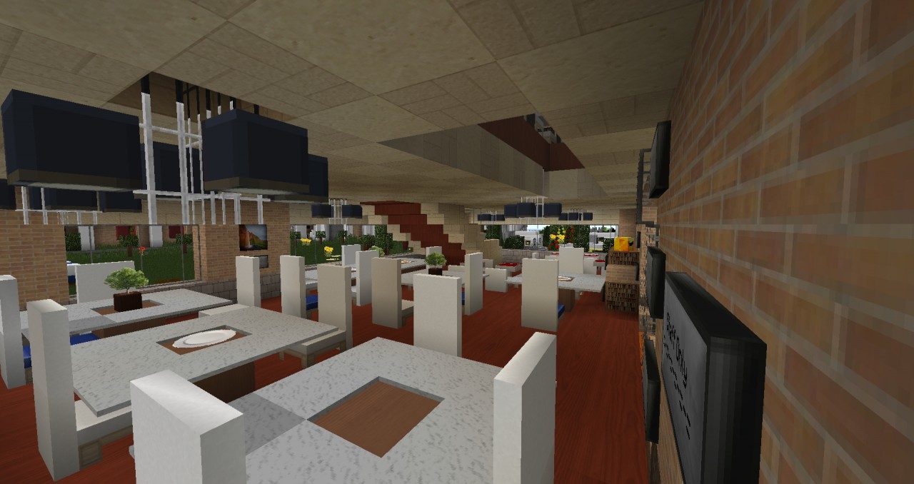 Tj's Grill | Art Deco Restaurant Minecraft Map