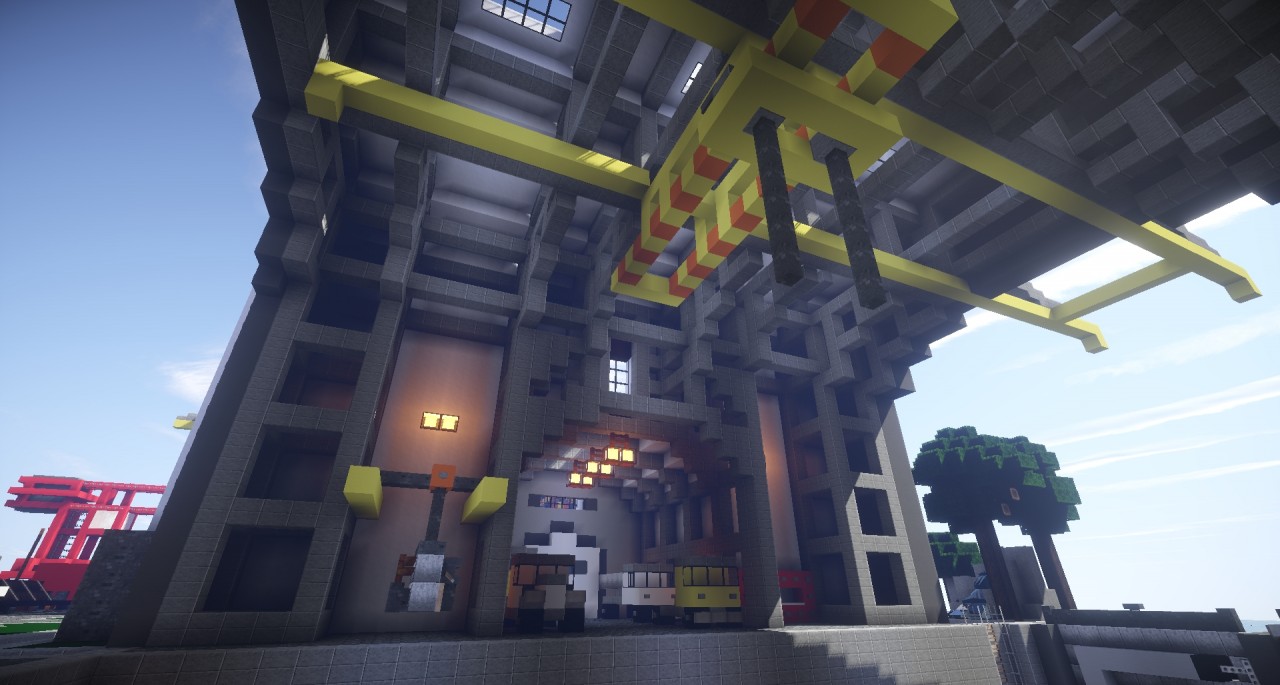 Shipyard #02 | Container Port | Paradisefalls Minecraft Map