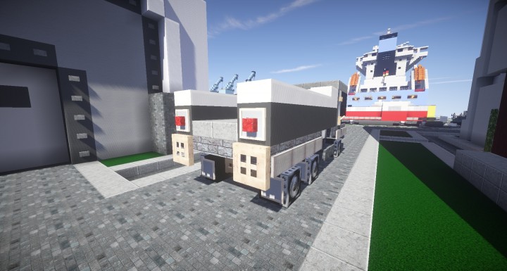 Modern American Truck #03 | Container Port | Paradisefalls Minecraft Map