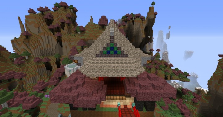 Mountain Tranquility Shrine Minecraft Map