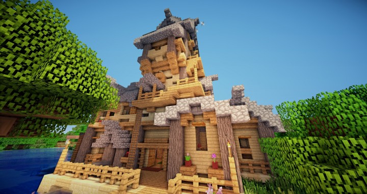 River House Timelapse Minecraft Project