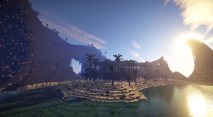 The Luminescent Caverns Minecraft Map