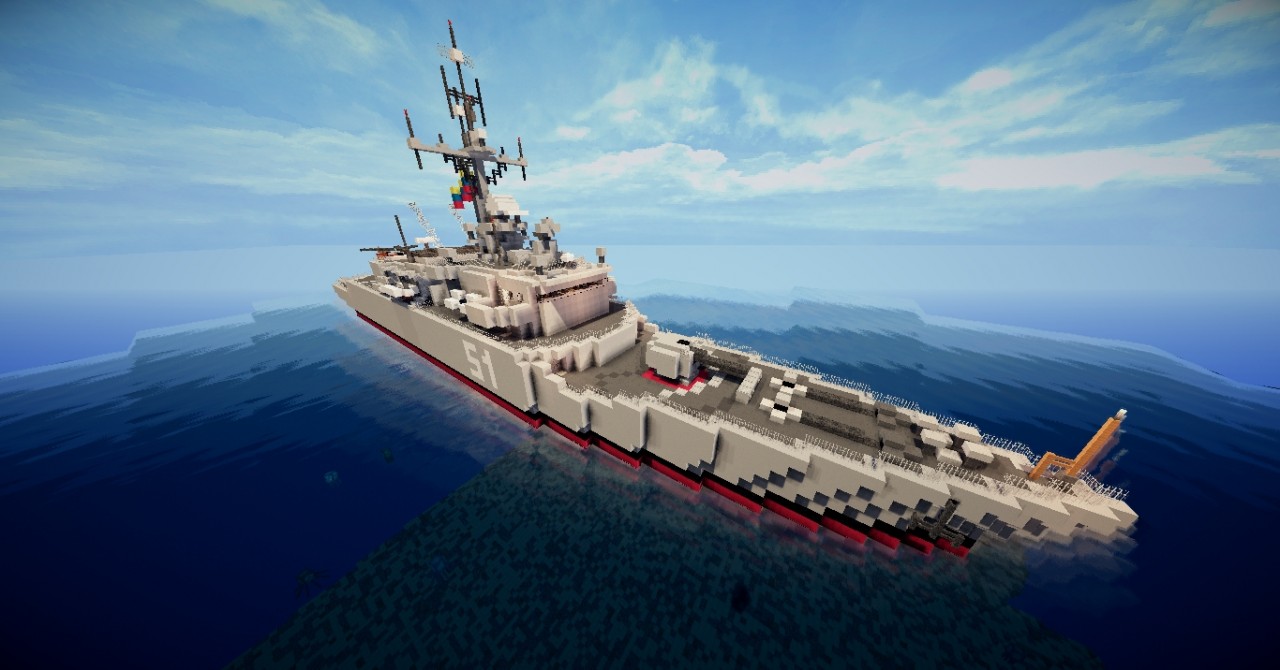 ARC Almirante Padilla (FM-51) Class-Corvette Minecraft Map