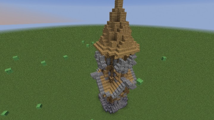 Medieval Little Tower Medieval Gate Minecraft Map
