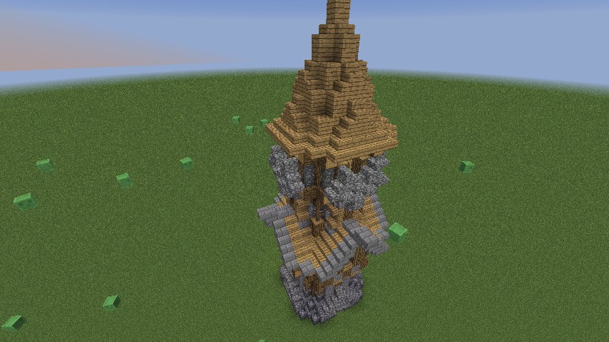 Medieval Little Tower Medieval Gate Minecraft Map