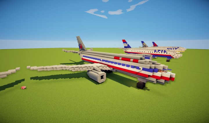 Boeing 767-200 Livery Pack Download Minecraft Map