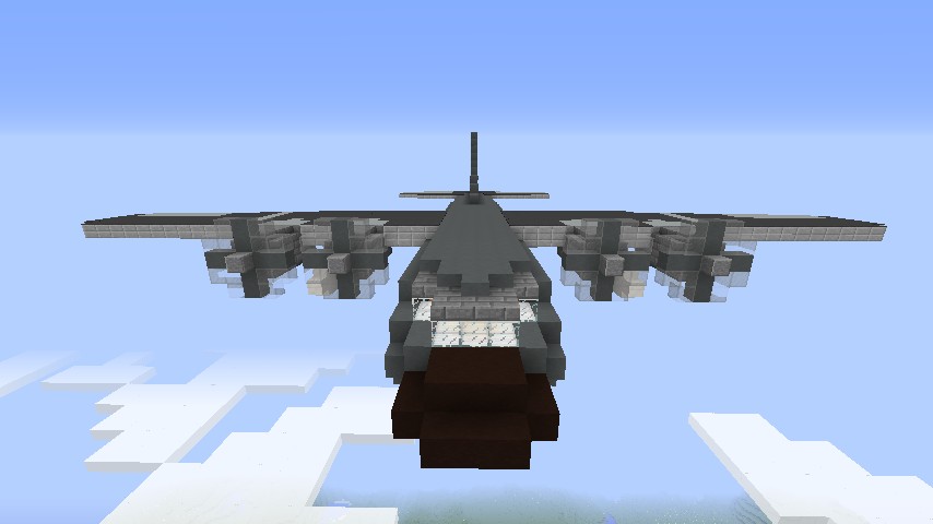 Lockheed AC-130 Gunship Minecraft Map