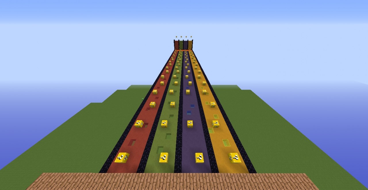 LUCKY EPIC RACE Minecraft Map