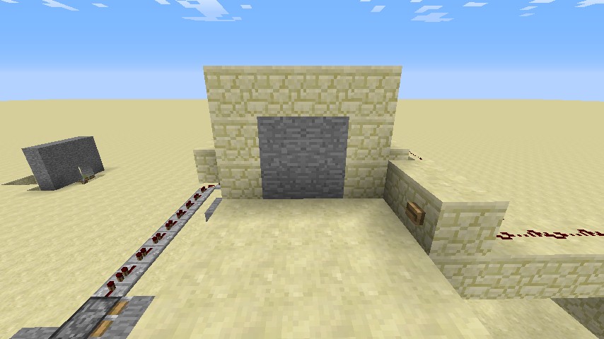 2x2 Vertical Rising Door Minecraft Map