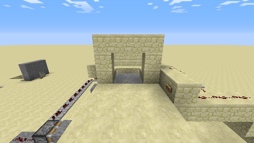 2x2 Vertical Rising Door Minecraft Map