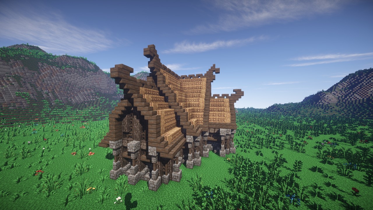 Viking Town Hall Minecraft Map
