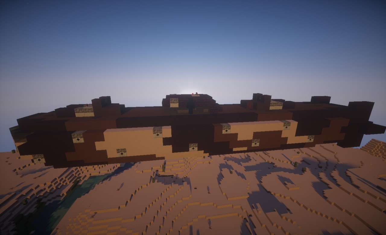 Movecraft Anti-Aircraft Cruiser Minecraft Map