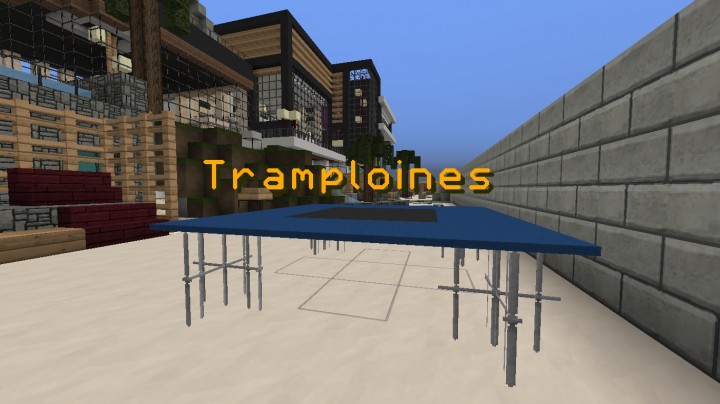 Trampolines By MjDerp Minecraft Map