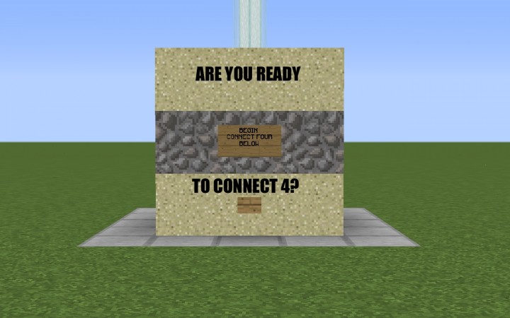 Connect 4 In Minecraft Minecraft Map
