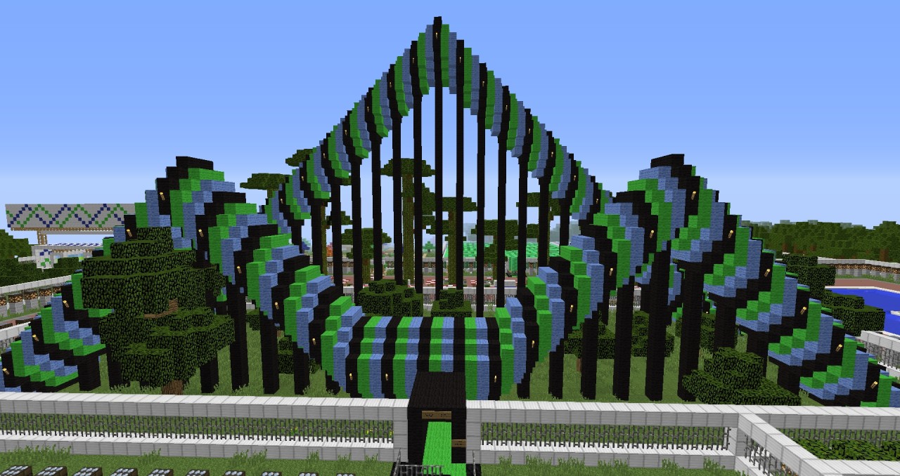 MinePark (A minecraft theme park) For Clicki! Minecraft Map