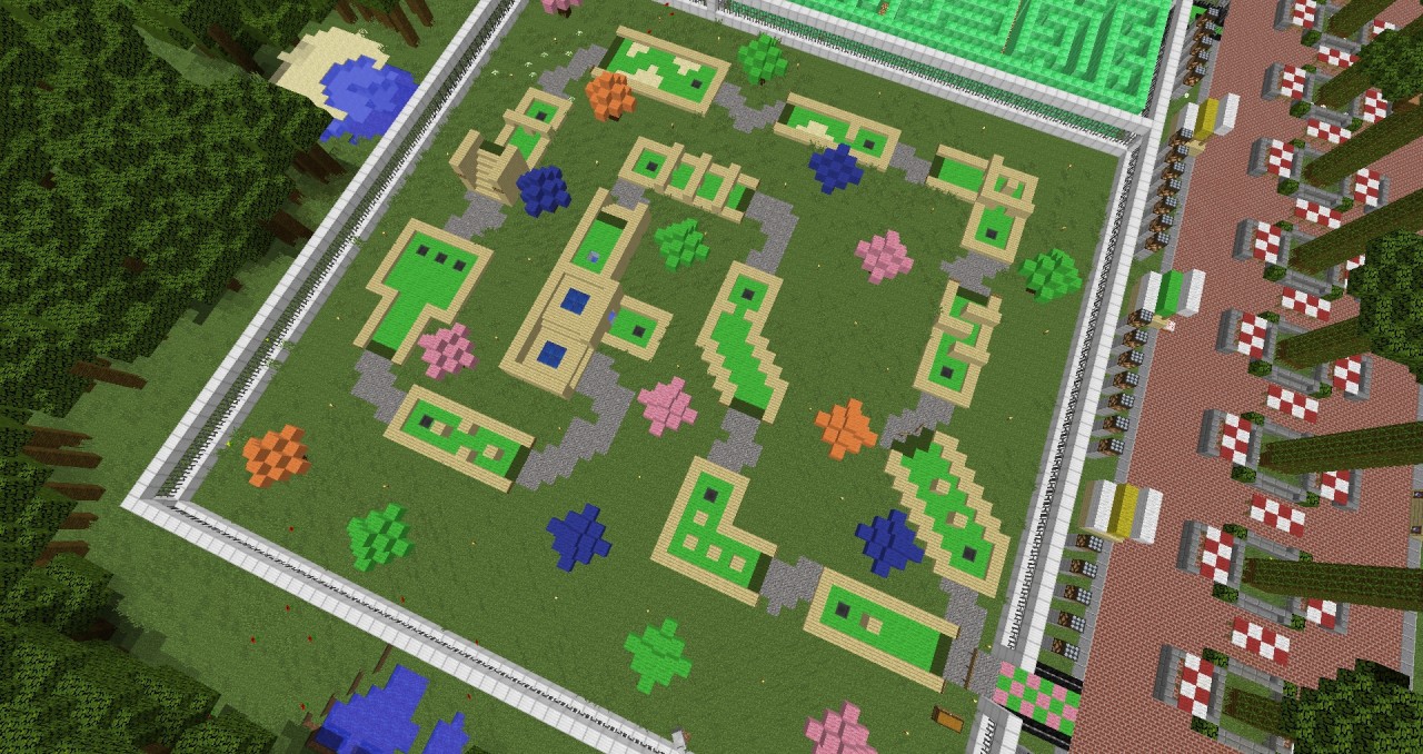 MinePark (A minecraft theme park) For Clicki! Minecraft Map