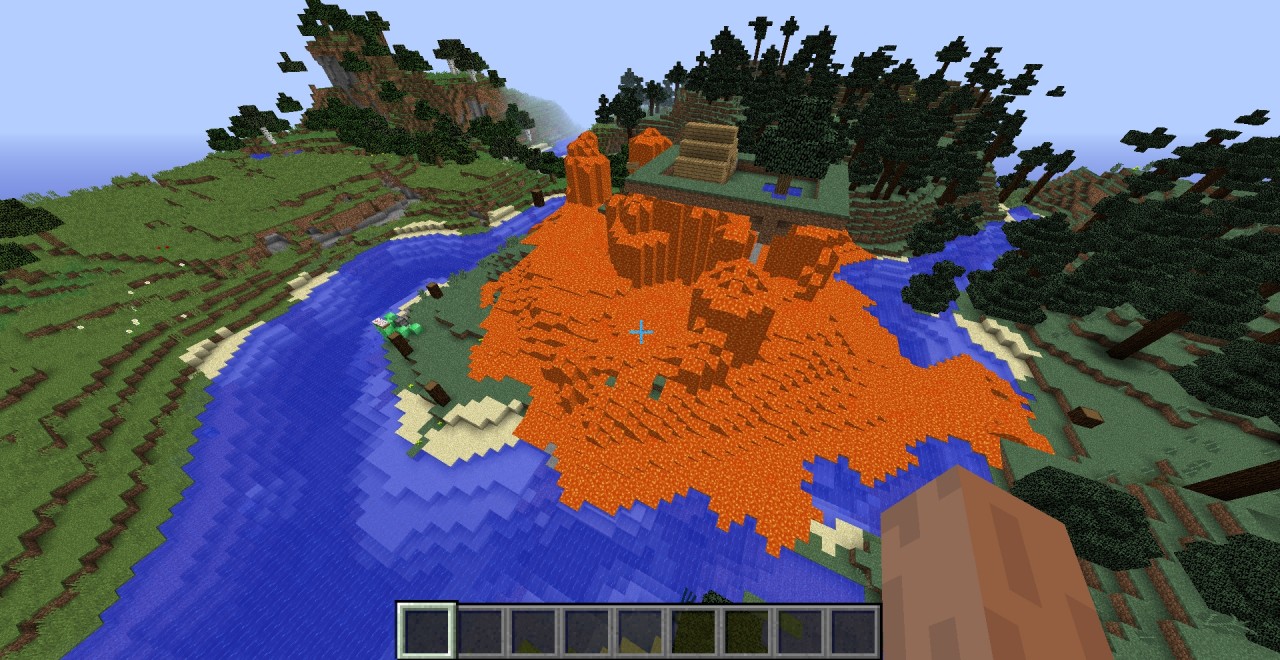 lava island Minecraft Map