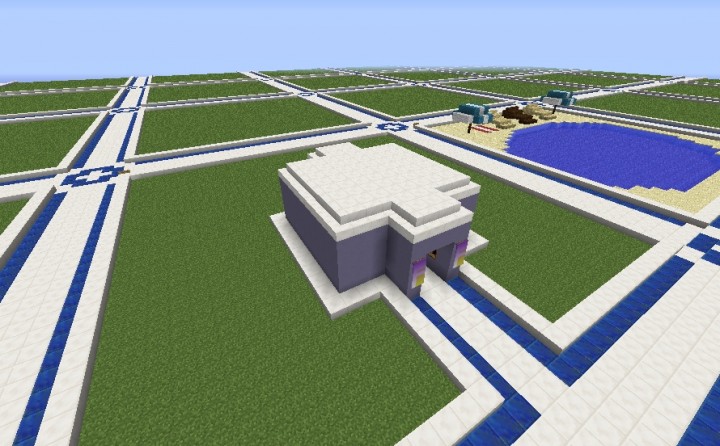 Mine Ville PlotMe Spawn Minecraft Map