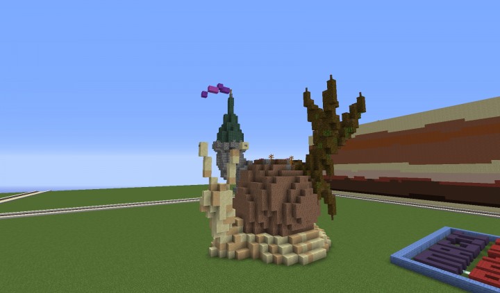 I was bored so I made a snail! Minecraft Map
