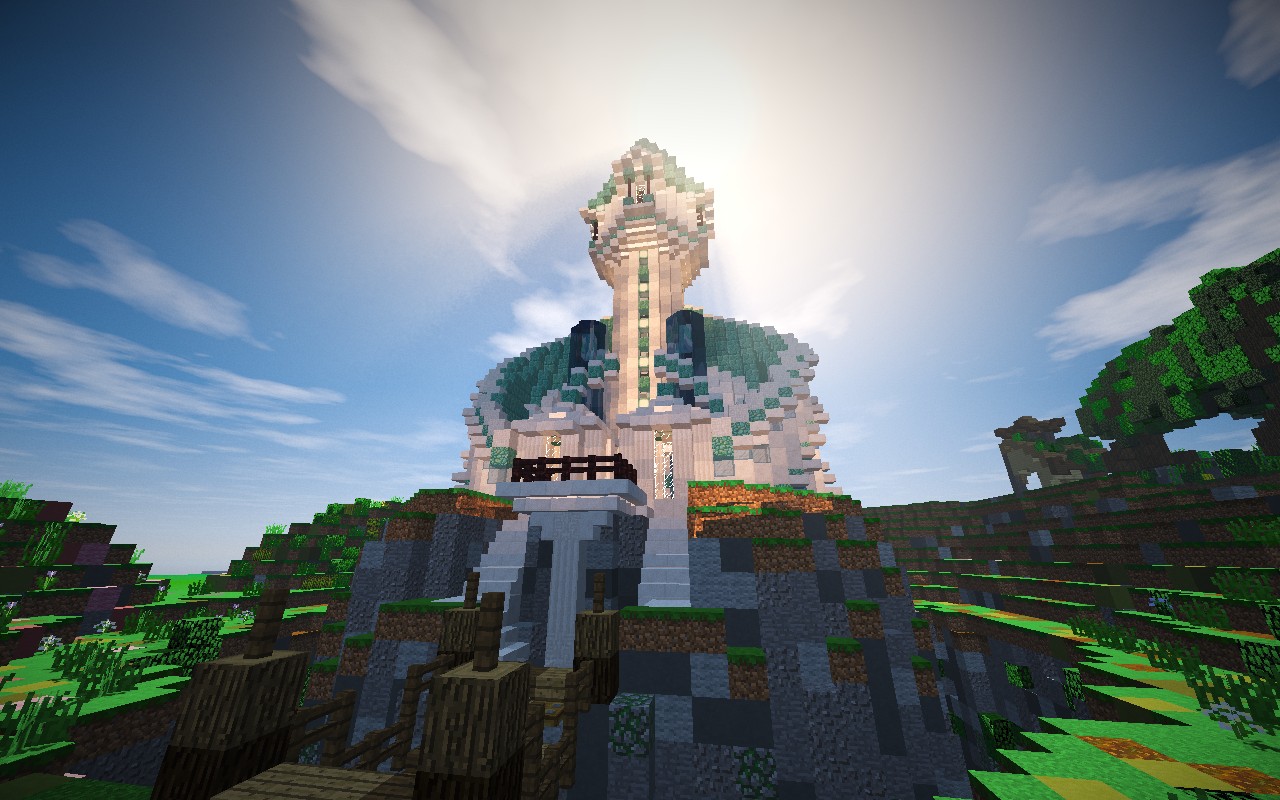 Wizards Tower with 4 Seasons Terra - Athion Apprentice Plot 1 Minecraft Map