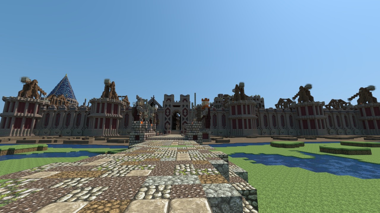 The city on the peninsula [Aliquam] Minecraft Map