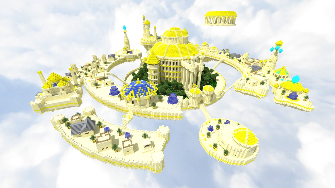 HoMM V: Academy of Magic(Golden city) Minecraft Map