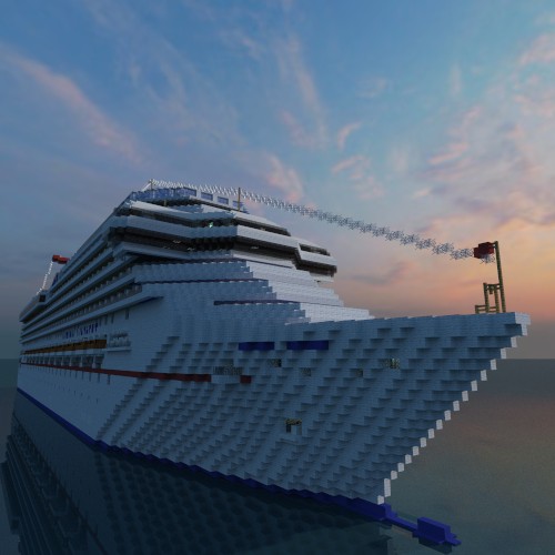 Carnival Conquest [1:1 Cruise ship][Full Interior] Minecraft Map