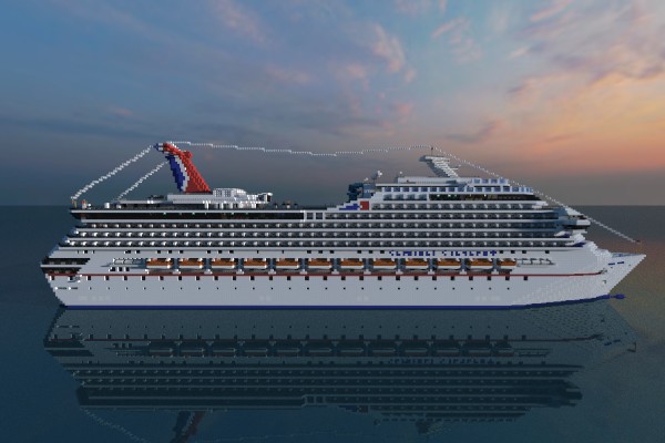 Carnival Conquest [1:1 Cruise ship][Full Interior] Minecraft Map