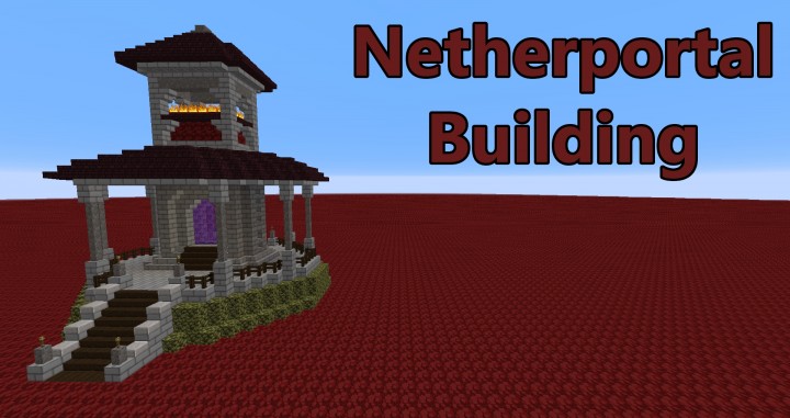 Netherportal Building Minecraft Map