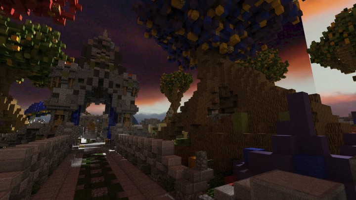 [Qrillian Faction Builds] Fantasy Forest w/ Mushrooms Minecraft Map
