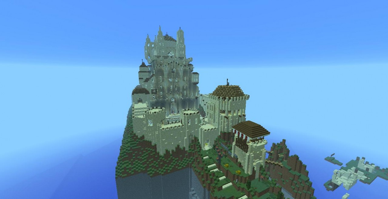 my take on Masyaf (part 1) Minecraft Map