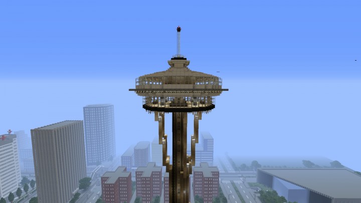 Space Needle | Capital City PS4 Minecraft Map