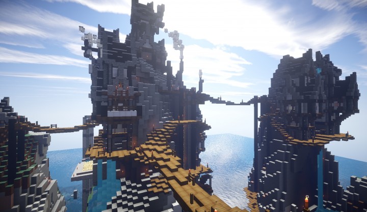 Steampunk Mountains: Hexion SMP Minecraft Map