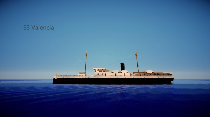 SS Valencia- A 1:1 recreation [Pop Reel] Minecraft Map