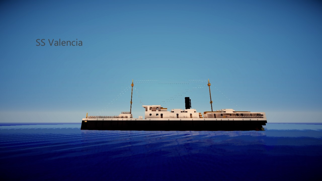SS Valencia- A 1:1 recreation [Pop Reel] Minecraft Map