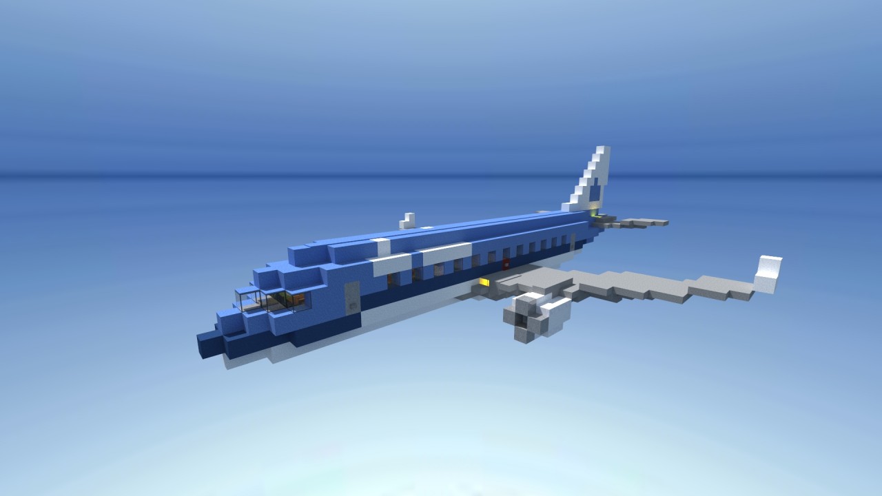 Embraer 190 KLM (full interior) Minecraft Map