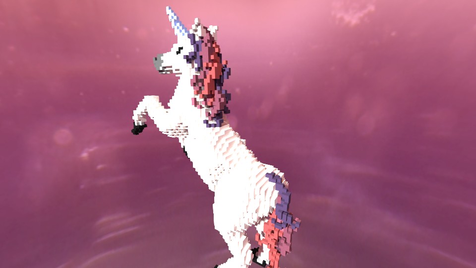 unicorn organic build Minecraft Map